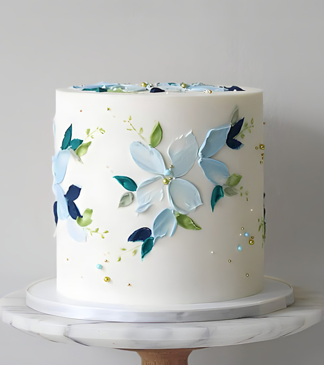 Azure Floral Cake, theflowershop.ae 64642